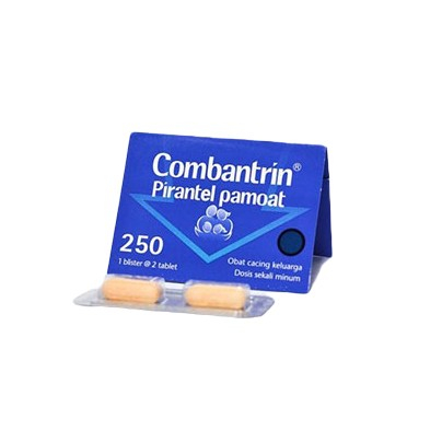 Jual COMBANTRIN 250 MG ISI 2 TAB UNTUK MENGATASI INFEKSI CACING ...