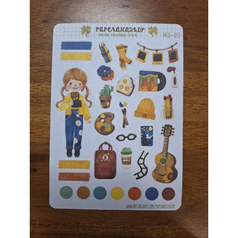 Jual Paperaica Original Sticker-Girl With Camera | Shopee Indonesia