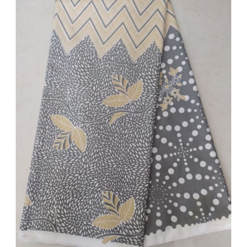 Jual KAIN BATIK SOFT HALUS TEBAL WARNA ABU GREY | Shopee Indonesia