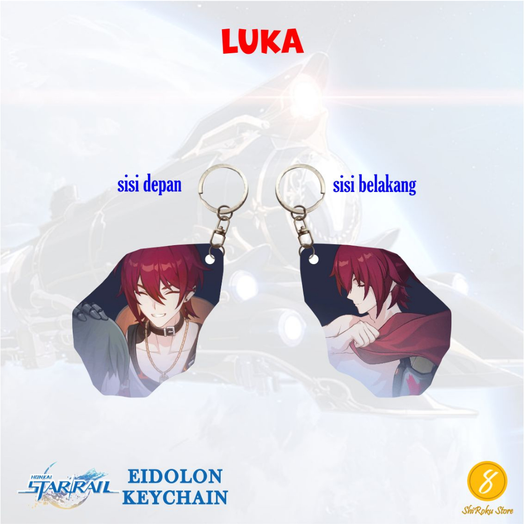 Jual Gantungan Kunci Honkai Star Rail Eidolon Male Character HSR ...