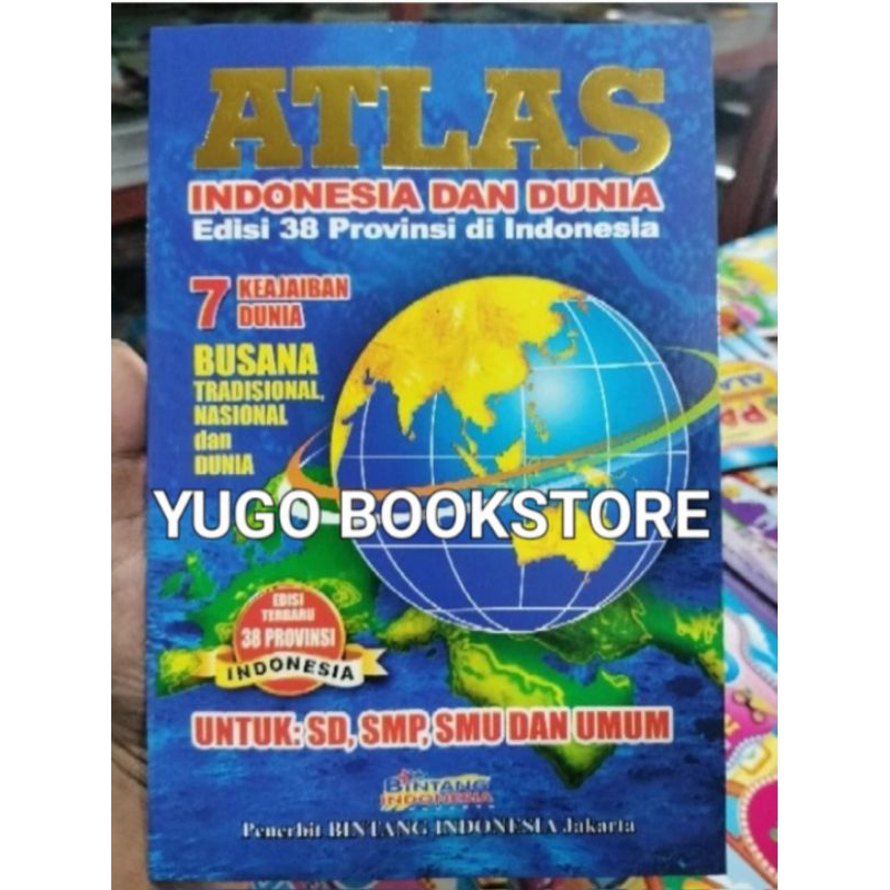 Jual Atlas Indonesia dan Dunia ORIGINAL FULL COLOUR UKURAN 15 X 23 ...