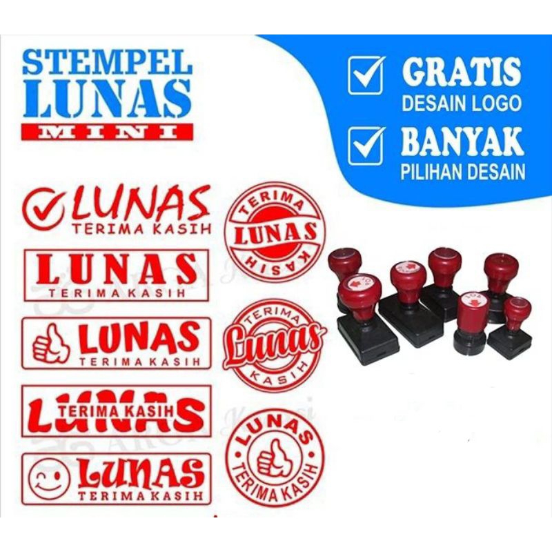Jual STEMPEL LUNAS OTOMATIS | Shopee Indonesia