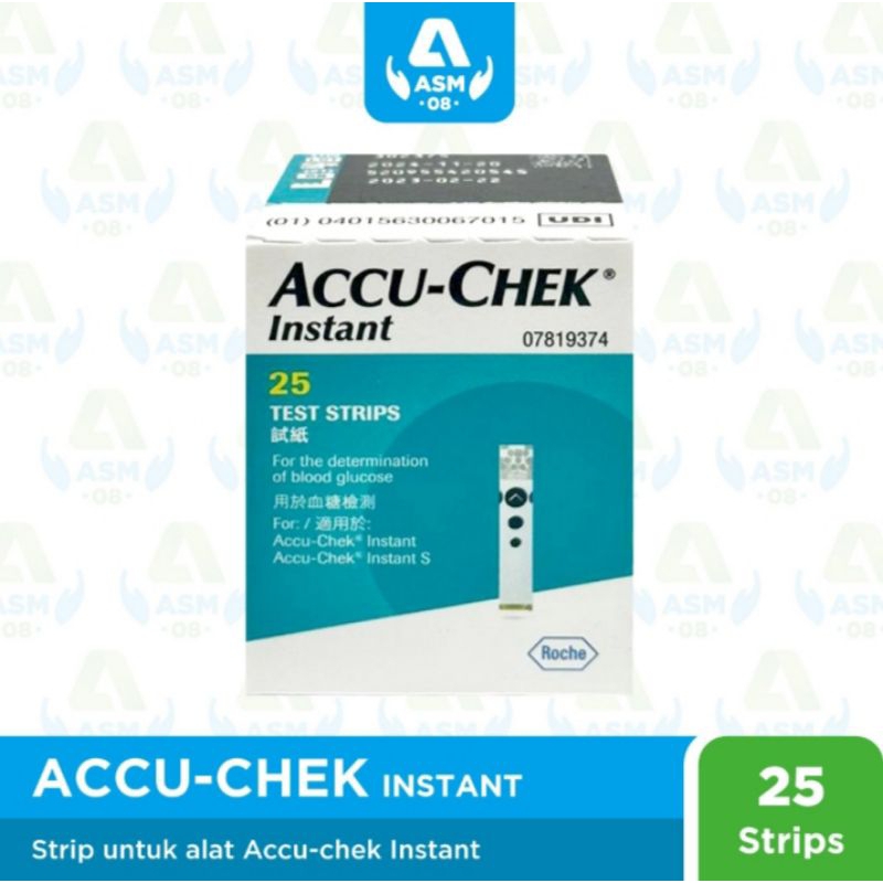Jual ACCU CHEK INSTANT STRIP ISI 25 PCS | Shopee Indonesia