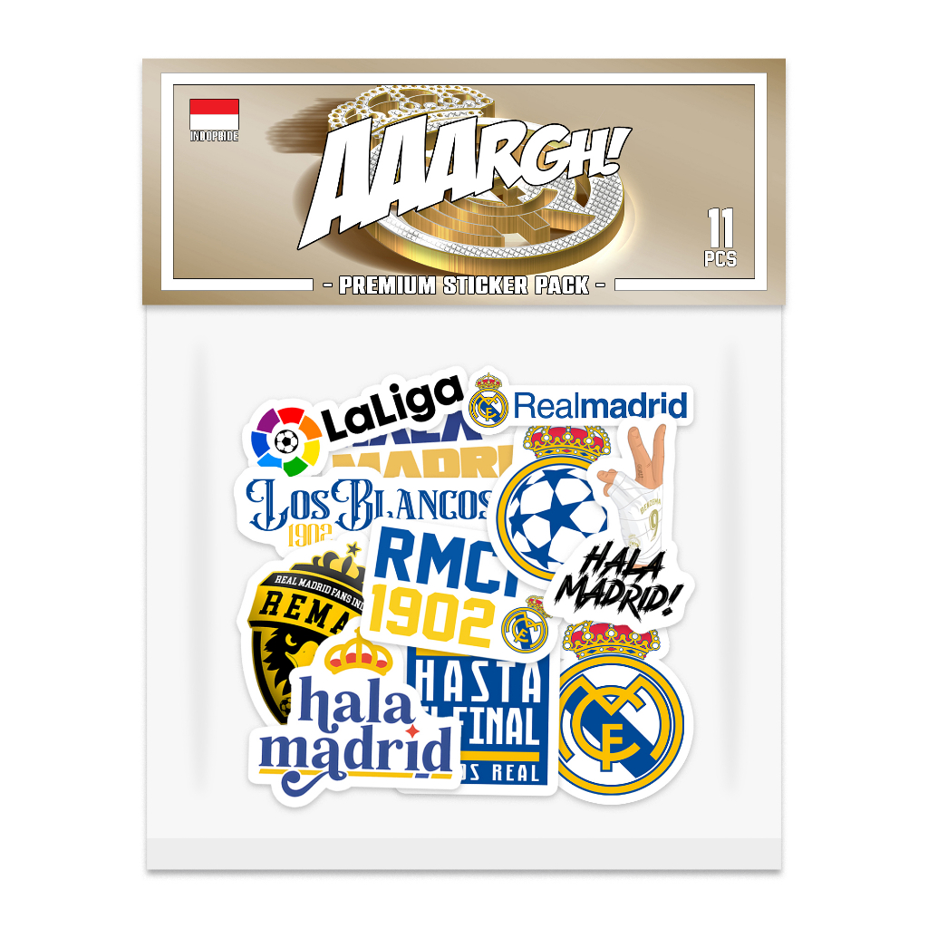 Jual REAL MADRID STICKER PACK | Shopee Indonesia