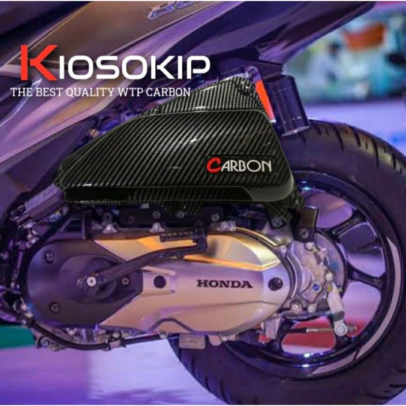 Jual TUTUP FILTER BEAT DELUX CARBON TUTUP FILTER SCOOPY CARBON KOJ ...