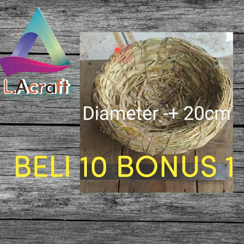 Jual sarang tarangan jerami burung DARA MERPATI PUTER murah LANGSUNG ...