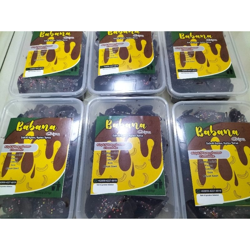 Jual Keripik pisang lumer chocolate - keripik pisang lumer - keripik ...