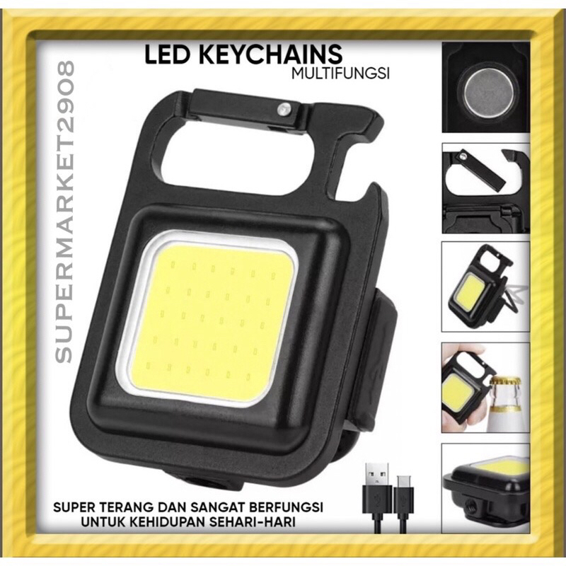 Jual Lampu Led Kechain Multifungsi / Lampu Cas USB | Shopee Indonesia