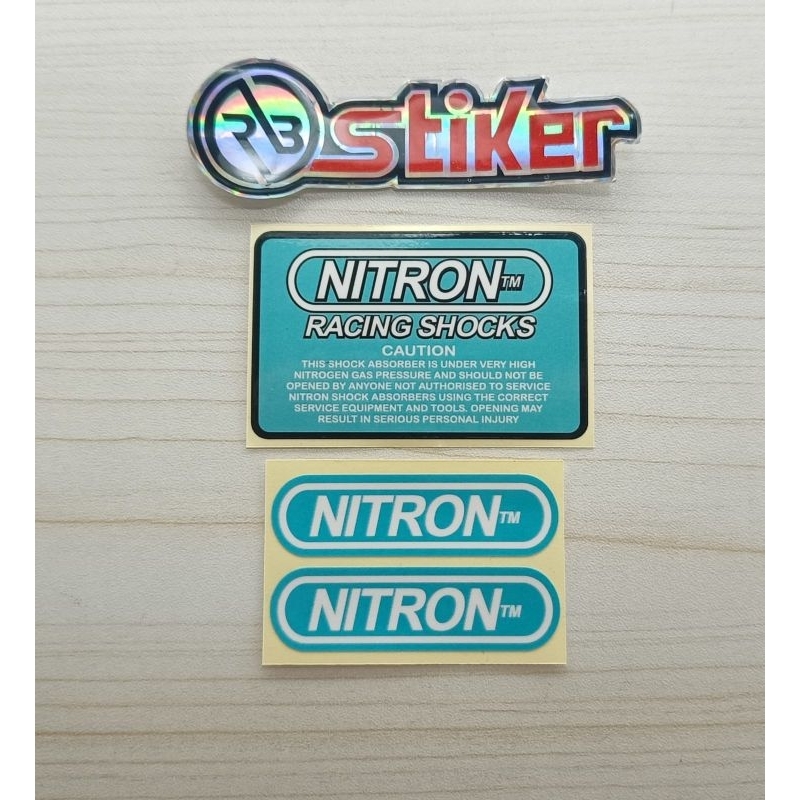 Jual STIKER NITRON RACING SHOCK PRINCUT | Shopee Indonesia