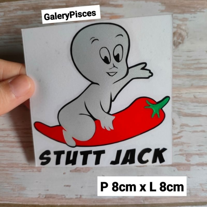 Jual stiker cutting motor gambar casper stutt jack | Shopee Indonesia