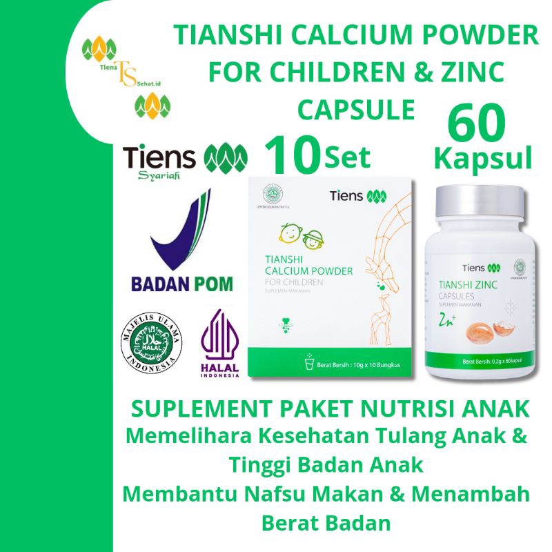 Jual TIANSHI PAKET NUTRISI ANAK | Shopee Indonesia