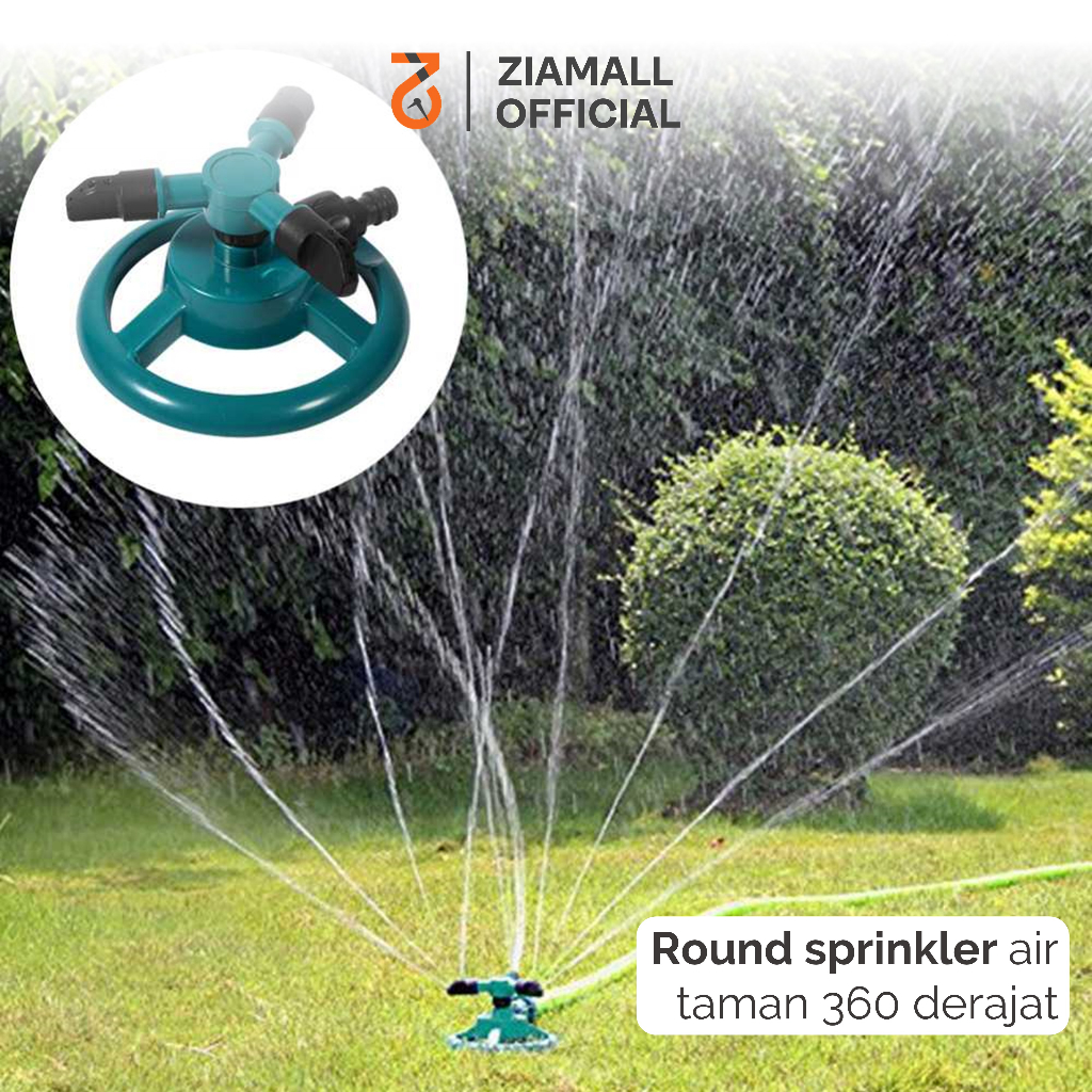Jual Round Sprinkler Kran Air Taman Siram Tanaman Bunga 360 Derajat ...