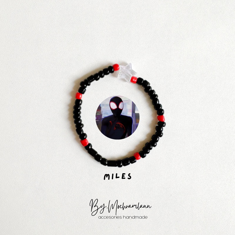 Jual Gelang Couple Spiderman Miles Morales & Gwen Stacy | Spiderman ...