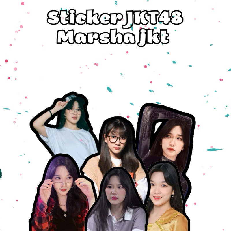 Jual Sticker MARSHA JKT48 WOTA | Shopee Indonesia