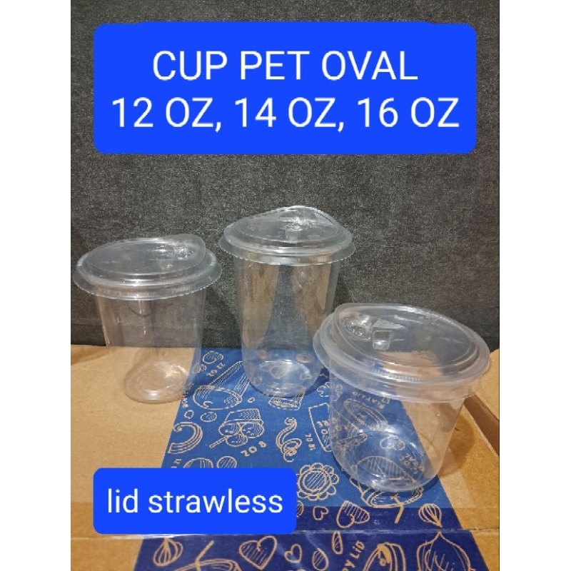 Jual #KRT# Strawless Lid PET STARINDO untuk tutup cup PET PLP dan ...