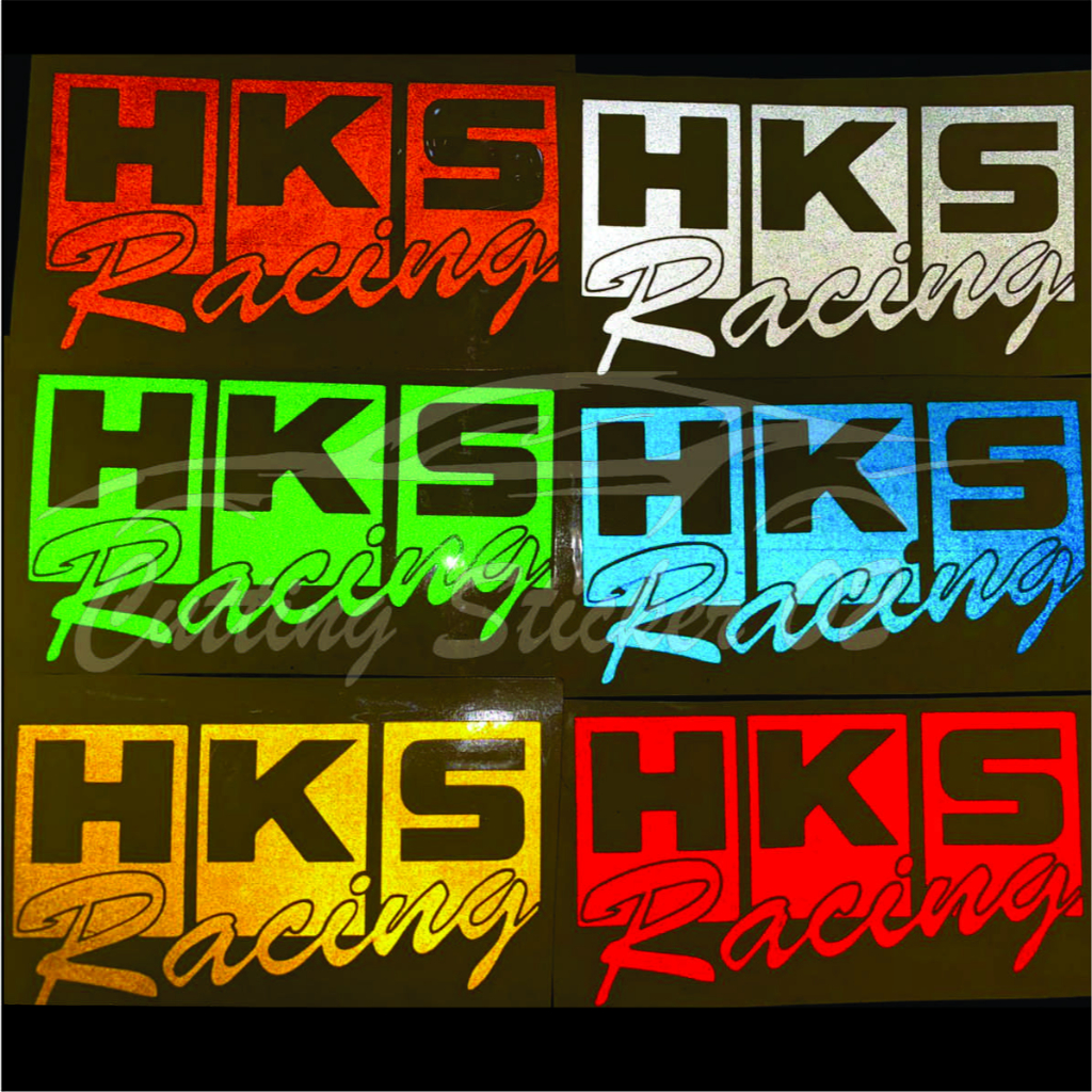Jual STICKER HKS RACING STICKER MOTOR MOBIL CUTTING STICKER HKS RACING ...