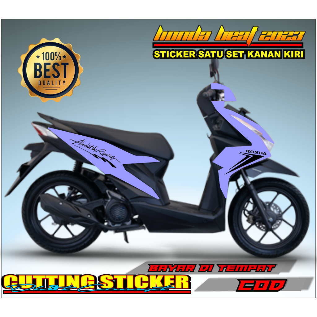 Jual STICKER STRIPING HONDA BEAT 2023 CUTTING STICKER BEAT NEW ...