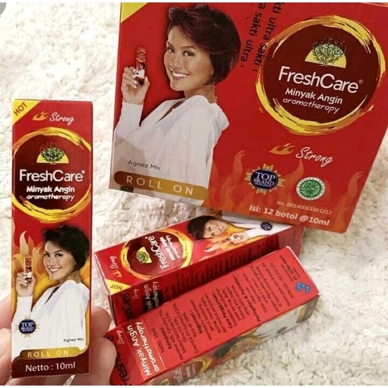 Jual Fresh Care Hot (Strong) 10ml - 1Box isi 12botol - MERAH | Shopee ...