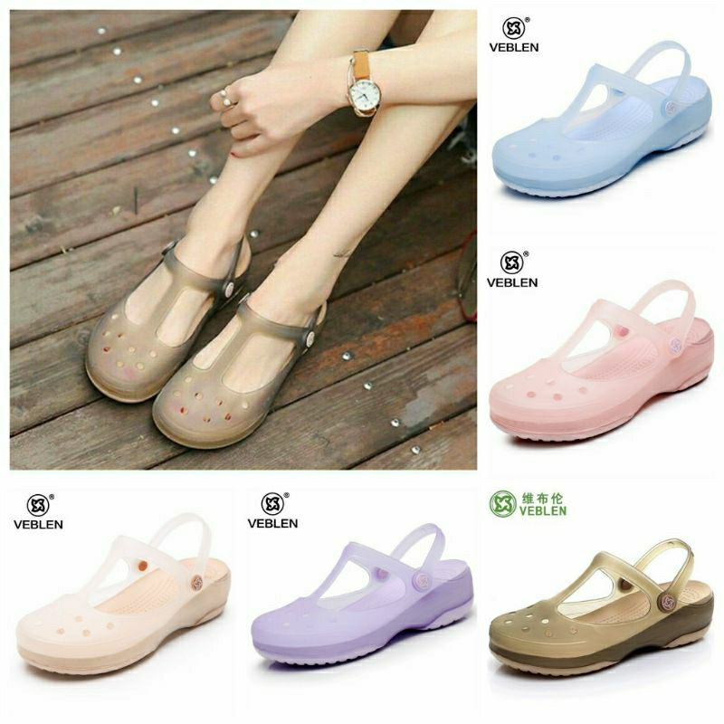 Jual SANDAL PANTAI CARLIE MARY JANE WOMEN MERK VEBLEN | Shopee Indonesia