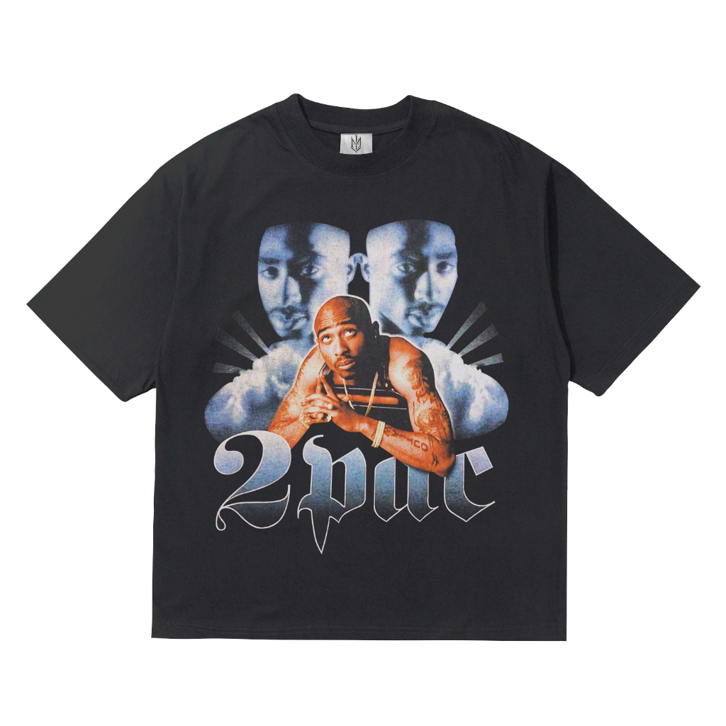 Jual kaos 2PAC baju band rapper hip hop shakur distro black legend ...