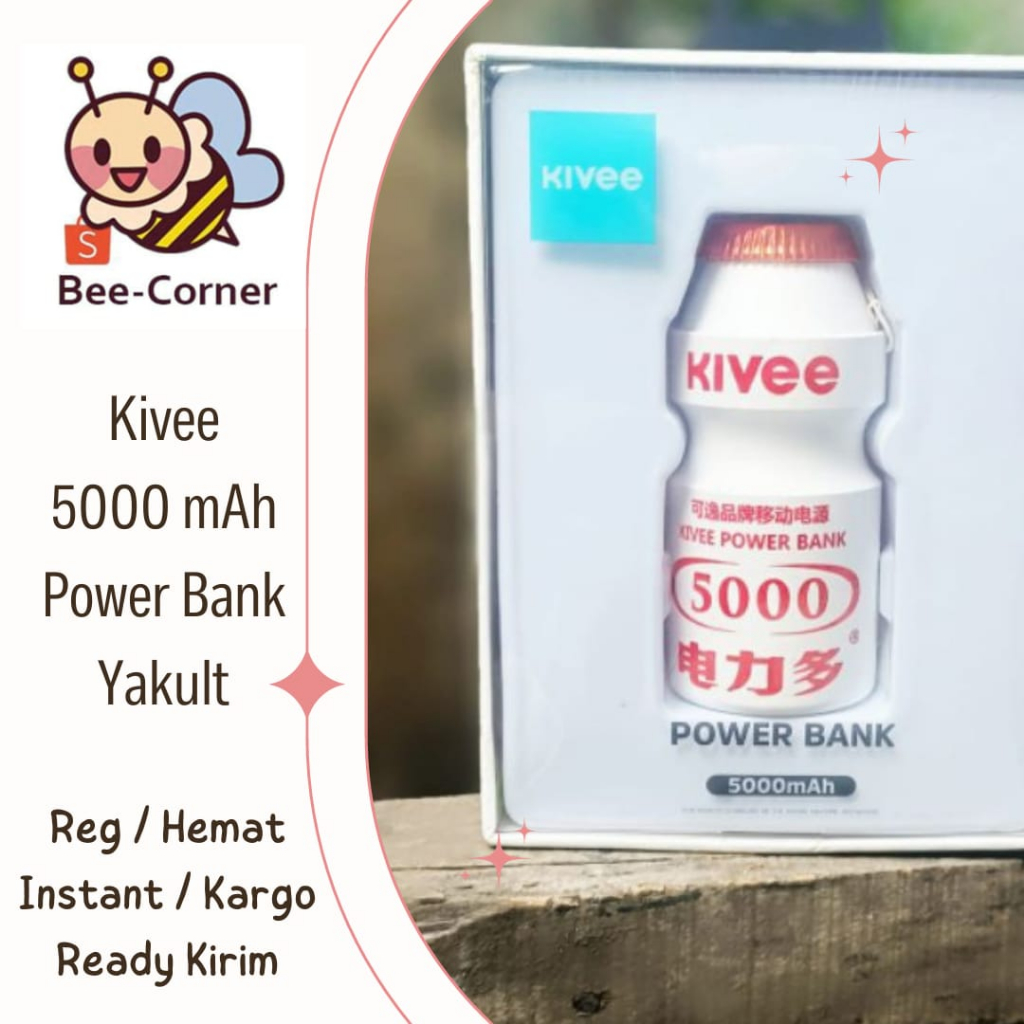 Jual Power Bank Kivee model yakult | Shopee Indonesia
