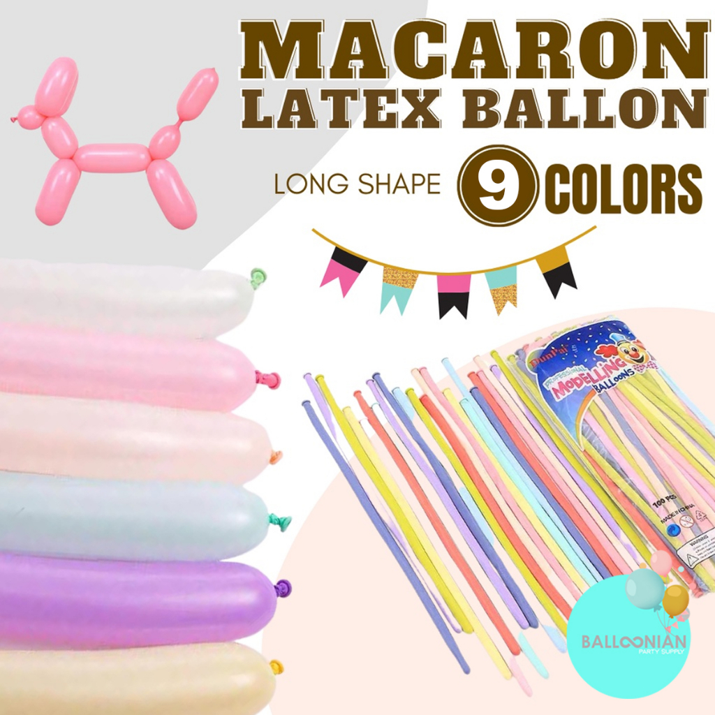 Jual [10pcs]Balon Latek Panjang Pastel/Balon Karet/Balloon Twist ...