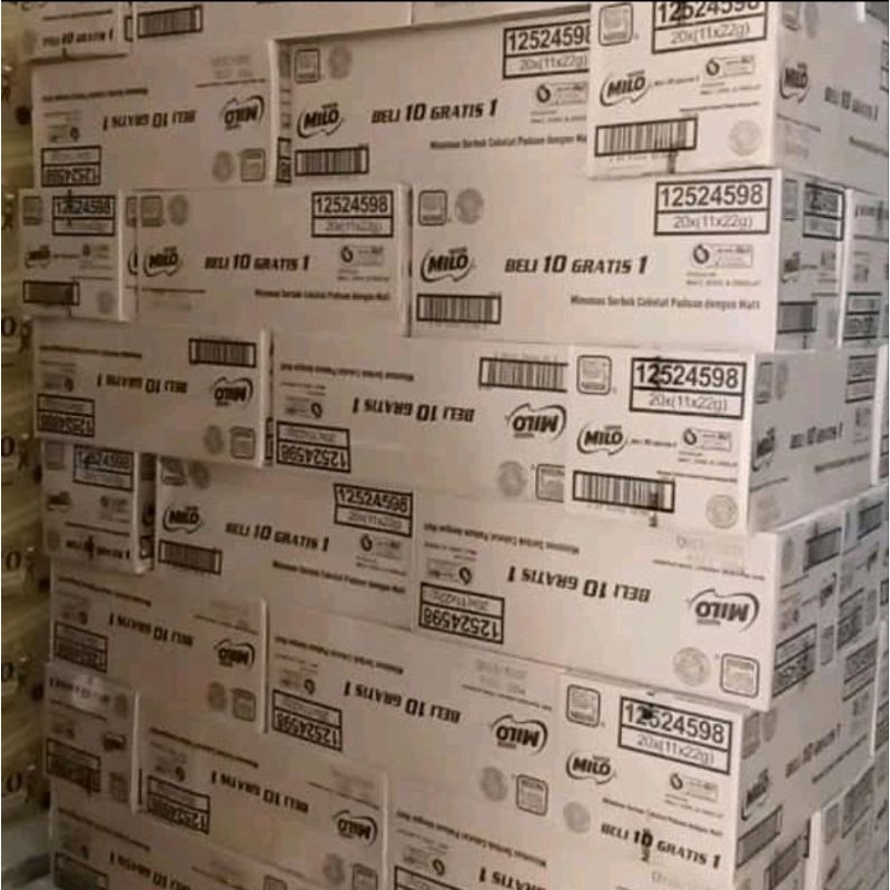 Jual Milo Activ Go 22gr isi 200 sachet, 1 Dus/Karton | Shopee Indonesia