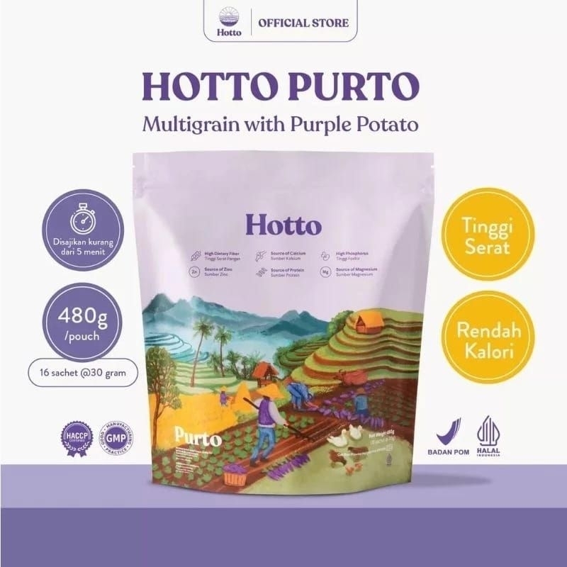 Jual Hotto Purto Multigrain ( Sachet ) | Shopee Indonesia