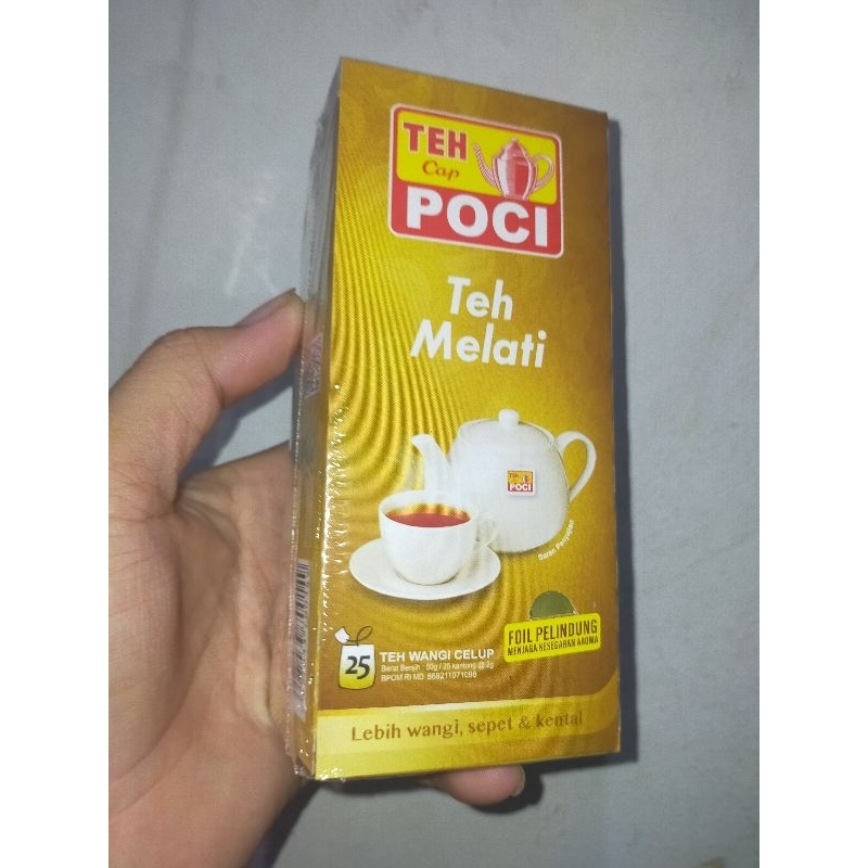 Jual Teh Poci Celup Aroma Melati Kemasan Box Isi 25 Kantong | Shopee ...