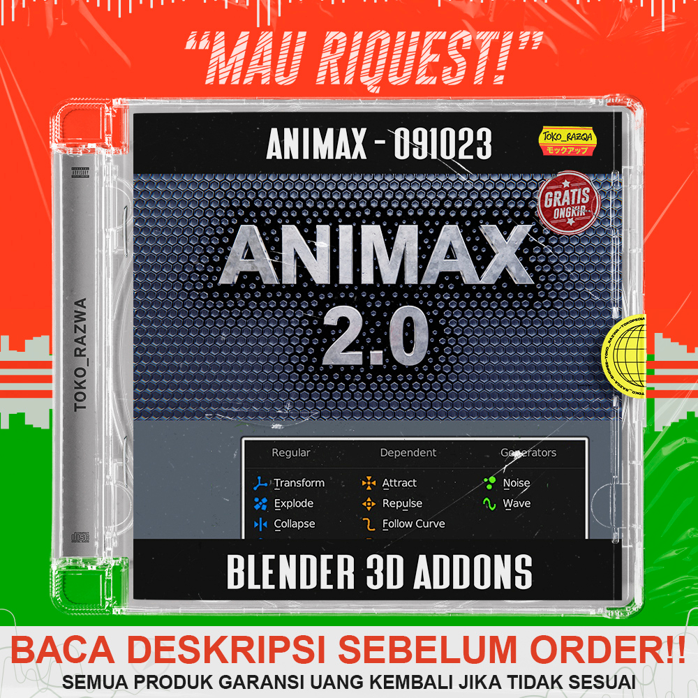 Jual Blender 3D - Animax - 091023 | Shopee Indonesia