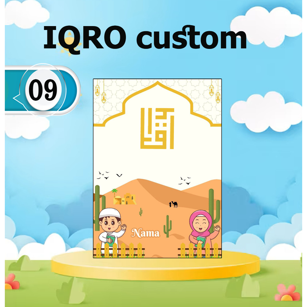 Jual IQRO CUSTOM NAMA FULL COLOR - IQRO - CUSTOM - SOFT COVER-FREE ...