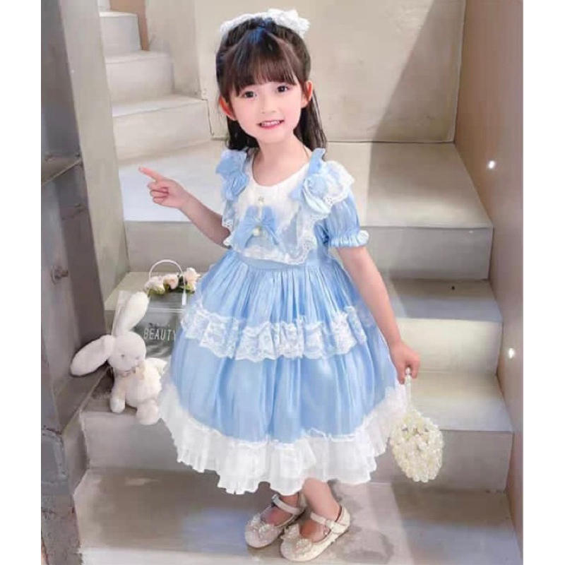 Jual (2-4TH) QIDSDSNONI- DRESS NONI BELANDA RENDA | Shopee Indonesia