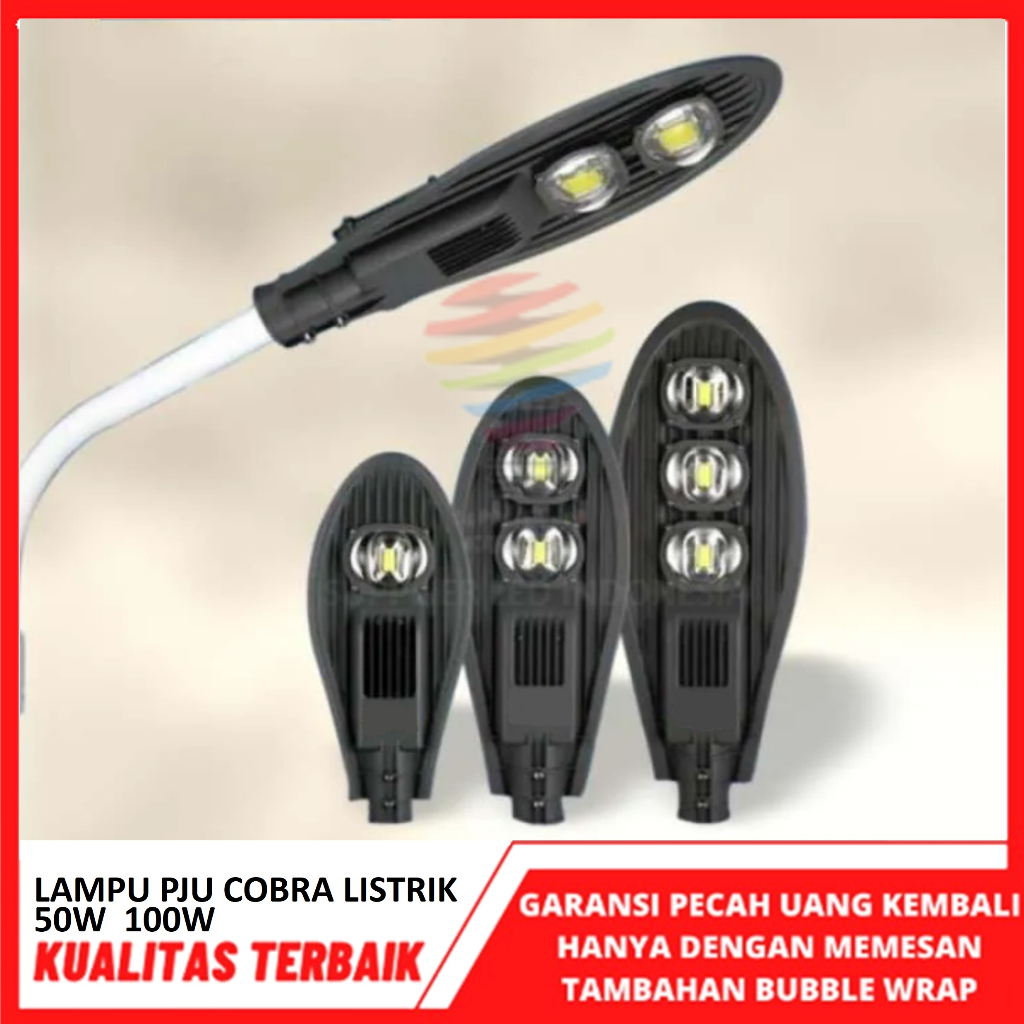 Jual Lampu Jalan Cobra 50w 100w Kap Jalan 50watt 100watt Pju Listrik