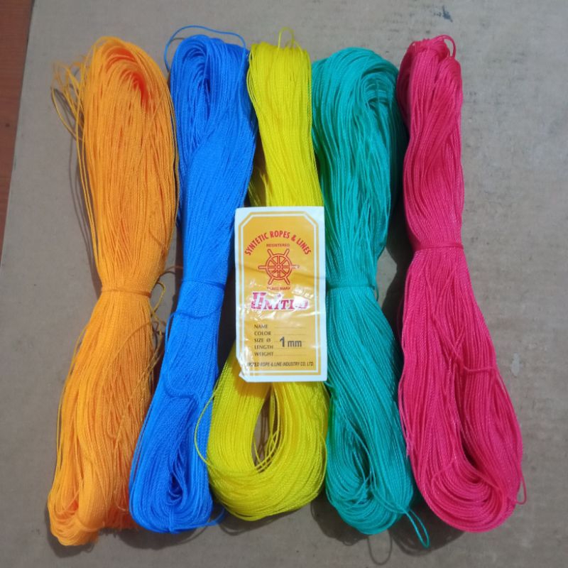 Jual Tali Tambang 1 mm Serbaguna ±160meter / Tali Layangan 1mm / Tali ...