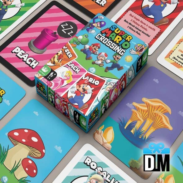 Jual Mainan Kartu Crossing Super Mario Bros Jamur Berlian Life Gems ...