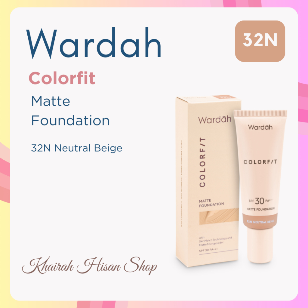 Jual Wardah Colorfit Matte Foundation | Shopee Indonesia