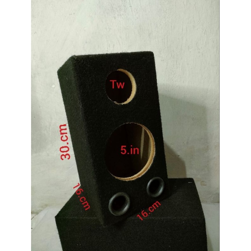 Jual BOX SPEAKER 5 INCH SINGLE DAN TWITER | Shopee Indonesia