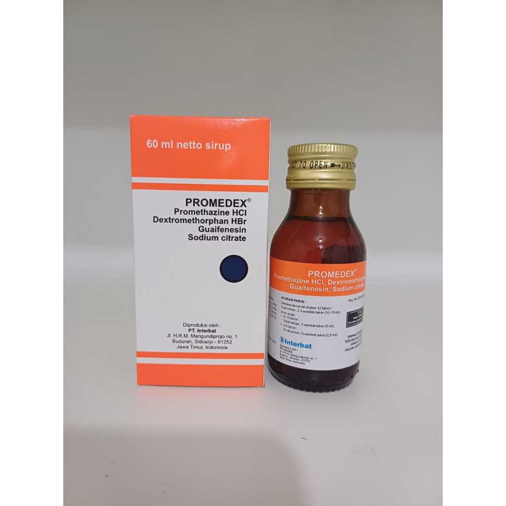 Jual Promedex obat batuk alergi sirup (60ml) | Shopee Indonesia