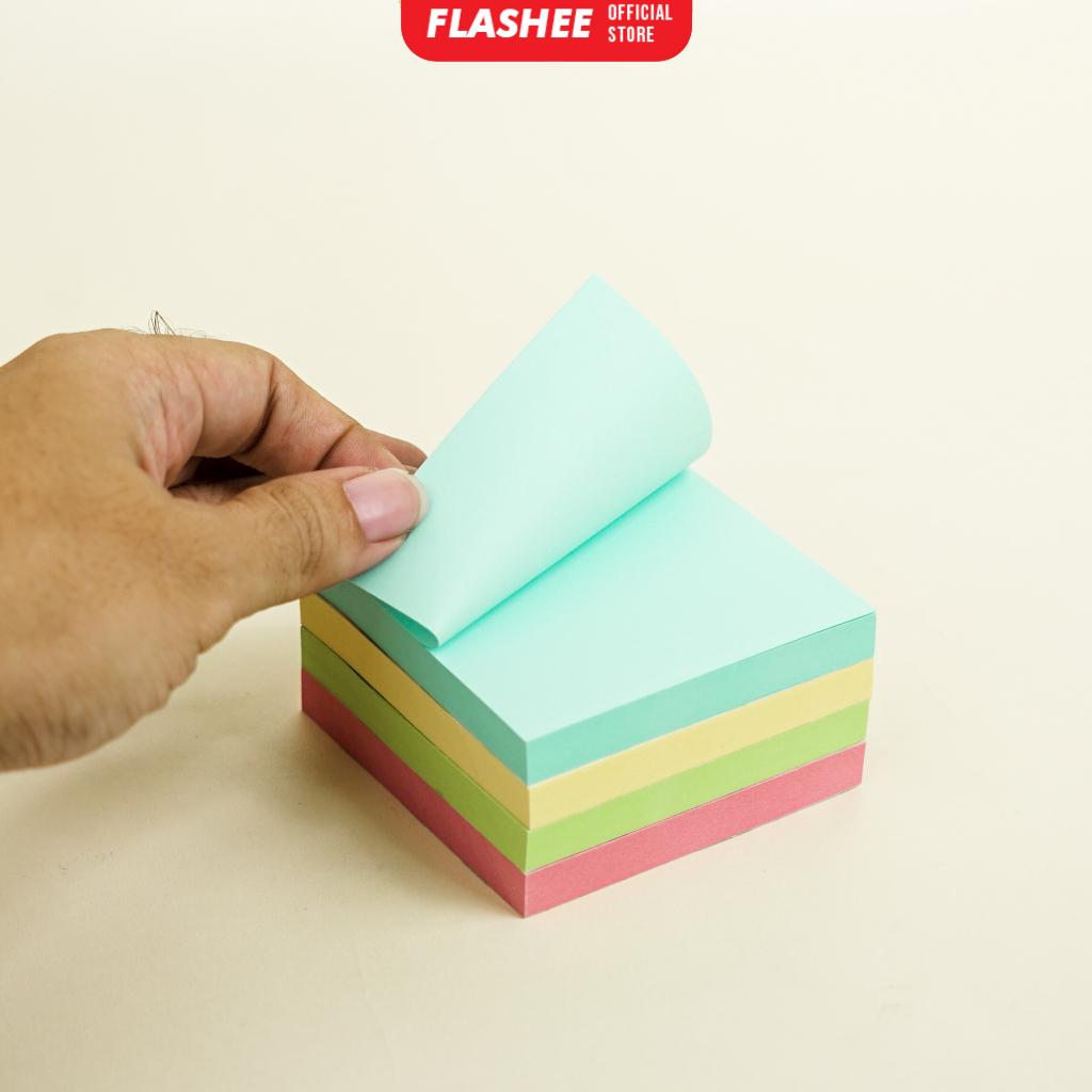 Jual Flashee Sticky Note Polos Memo Stick 100 Sheets Kertas Sticky ...