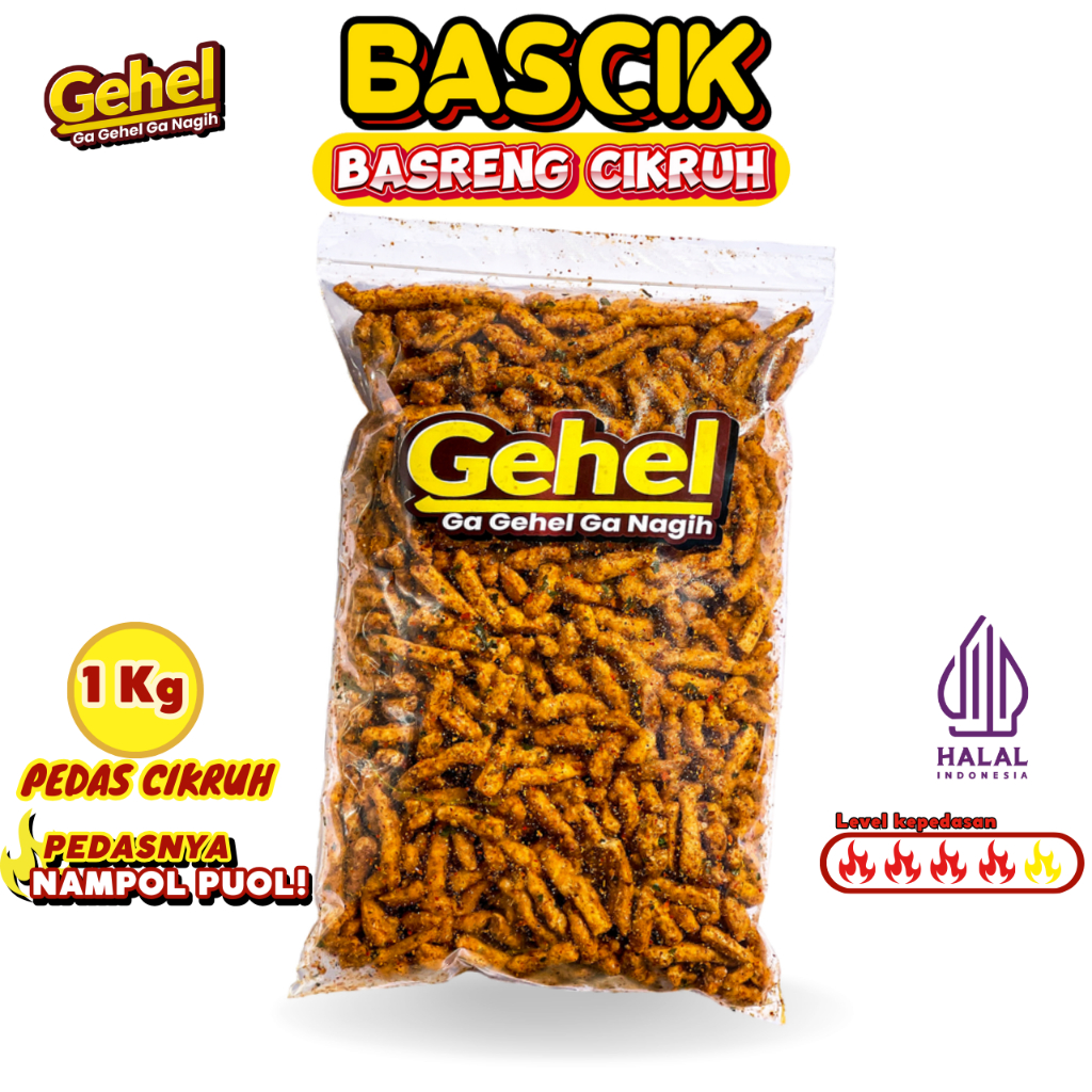 Jual GEHEL 1KG (BASRENG CIKRUH DAN BASRENG CIAMIK) - Camilan, Makanan ...