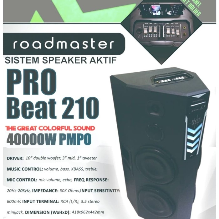 Jual Roadmaster Speaker Aktif Beat Pro 210 Analog Series | Shopee Indonesia