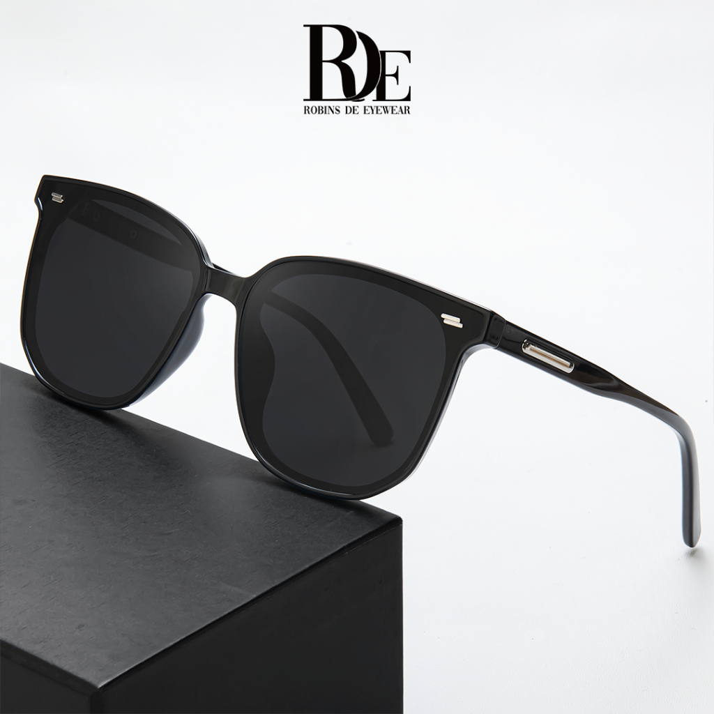 Jual Robins - Kacamata Hitam Kotak Fashion Sunglasses TR Anti UV400 818-2 | Shopee Indonesia