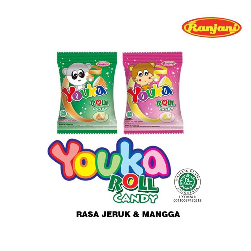 Jual YOUKA ROLL Candy Permen Ranjani | Shopee Indonesia