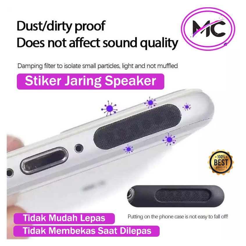 Jual Stiker Pelindung Speaker Hp Jaring Spiker Handphone Anti Debu ...