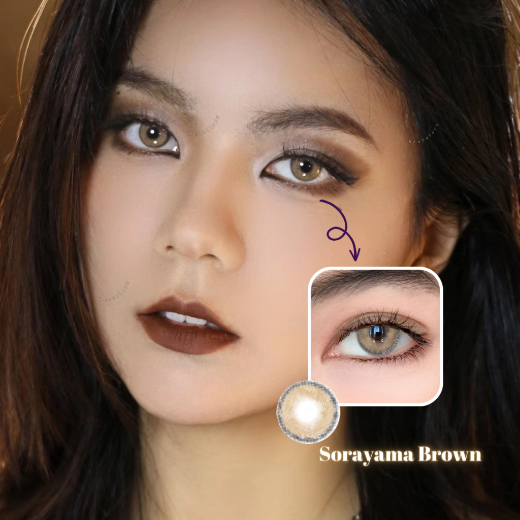 Jual [COD]MYSTIC EYES SOFTLENS SORAYAMA SERI LENSA BROWN 14.0MM NORMAL ...