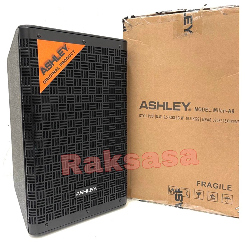 Jual SPEAKER AKTIF ASHLEY MILAN A8 MILANA8 8 INCH ORIGINAL | Shopee ...