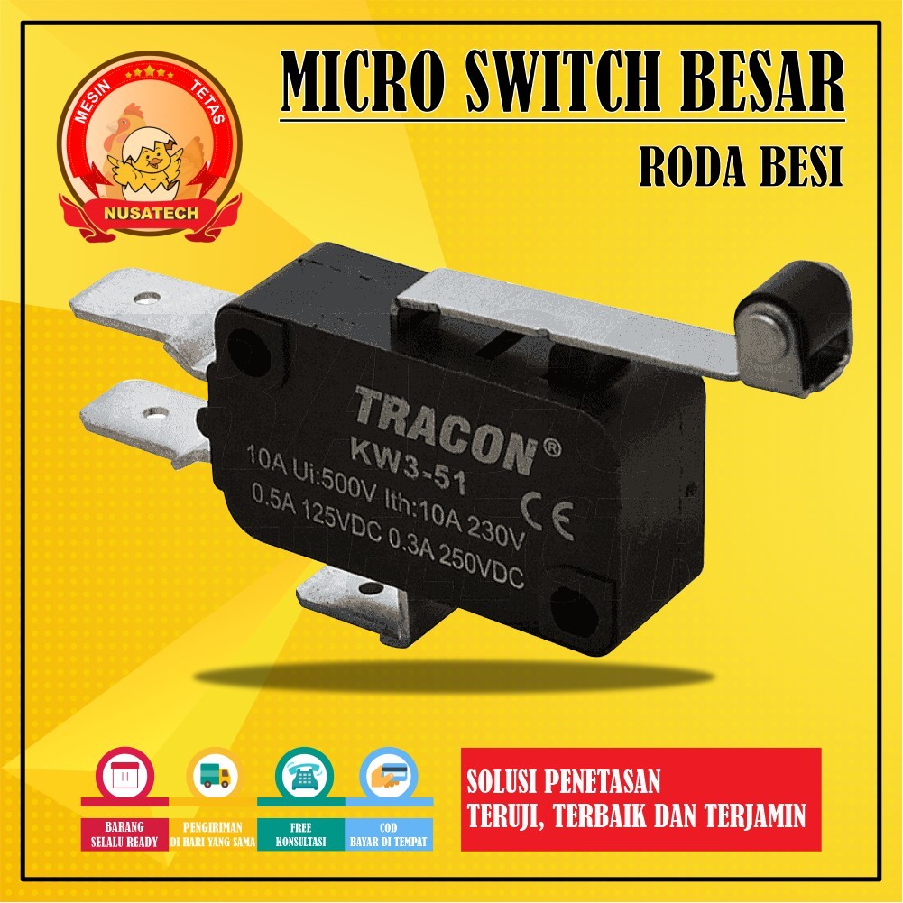 Jual Micro Switch Besar Mesin Tetas Atau Pemutus Arus Listrik | Shopee ...