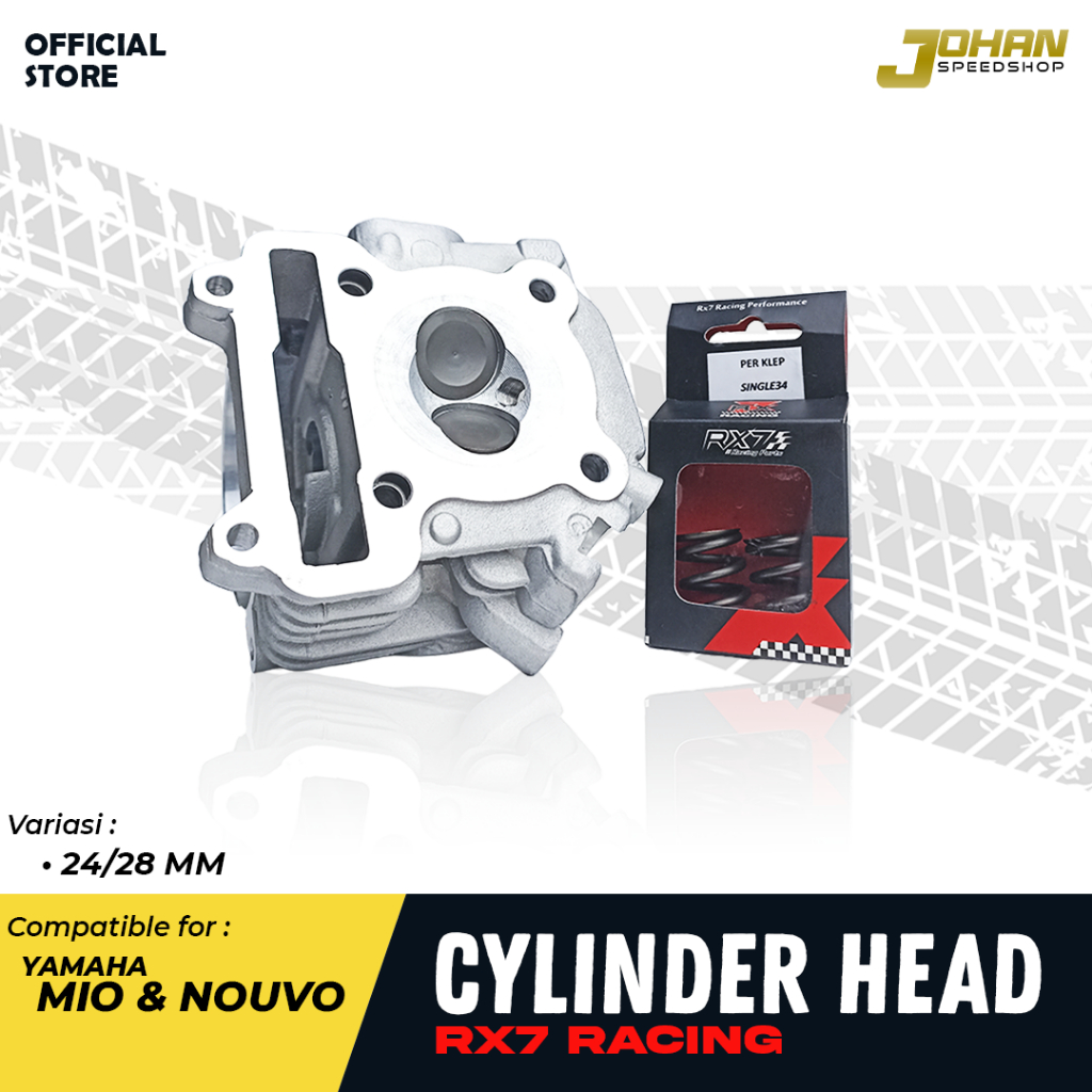 Jual Head Rx7 Racing Mio Karbu Fino Karbu Nouvo 28mm 24mm 31mm 27mm ...