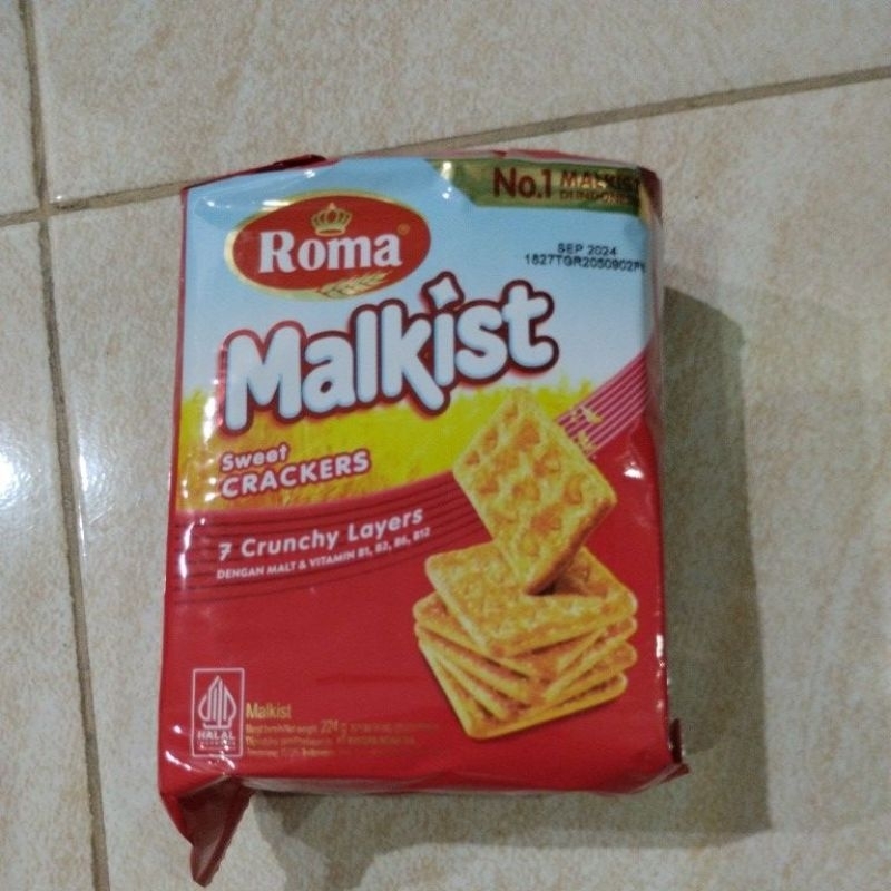 Jual Roma Malkist Crackers / Abon (BARU!!!) kemasan 224 gram | Shopee ...