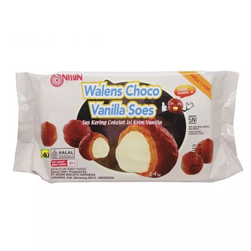 Jual Nissin Walens Vanilla Soes 100gr | Shopee Indonesia